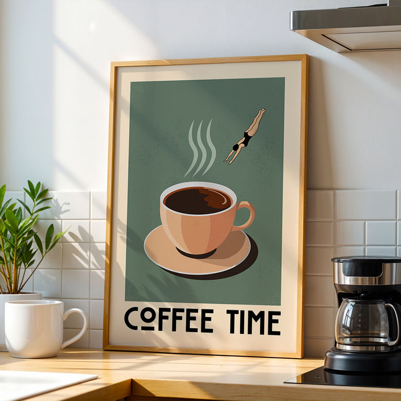 Coffee Time - Vintage Coffee Poster | Vintaprints