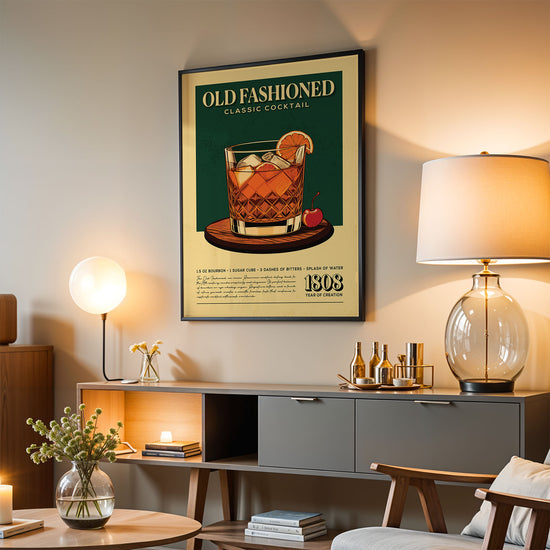 Old Fashioned - Classic Cocktail Poster – Vintaprints