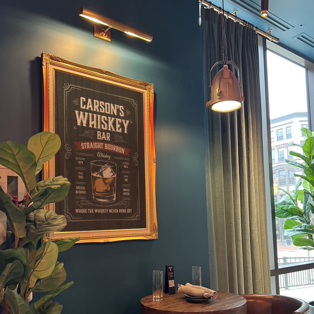 Female Cocktail Lounge - Personalized Cocktail Bar Poster – Vintaprints