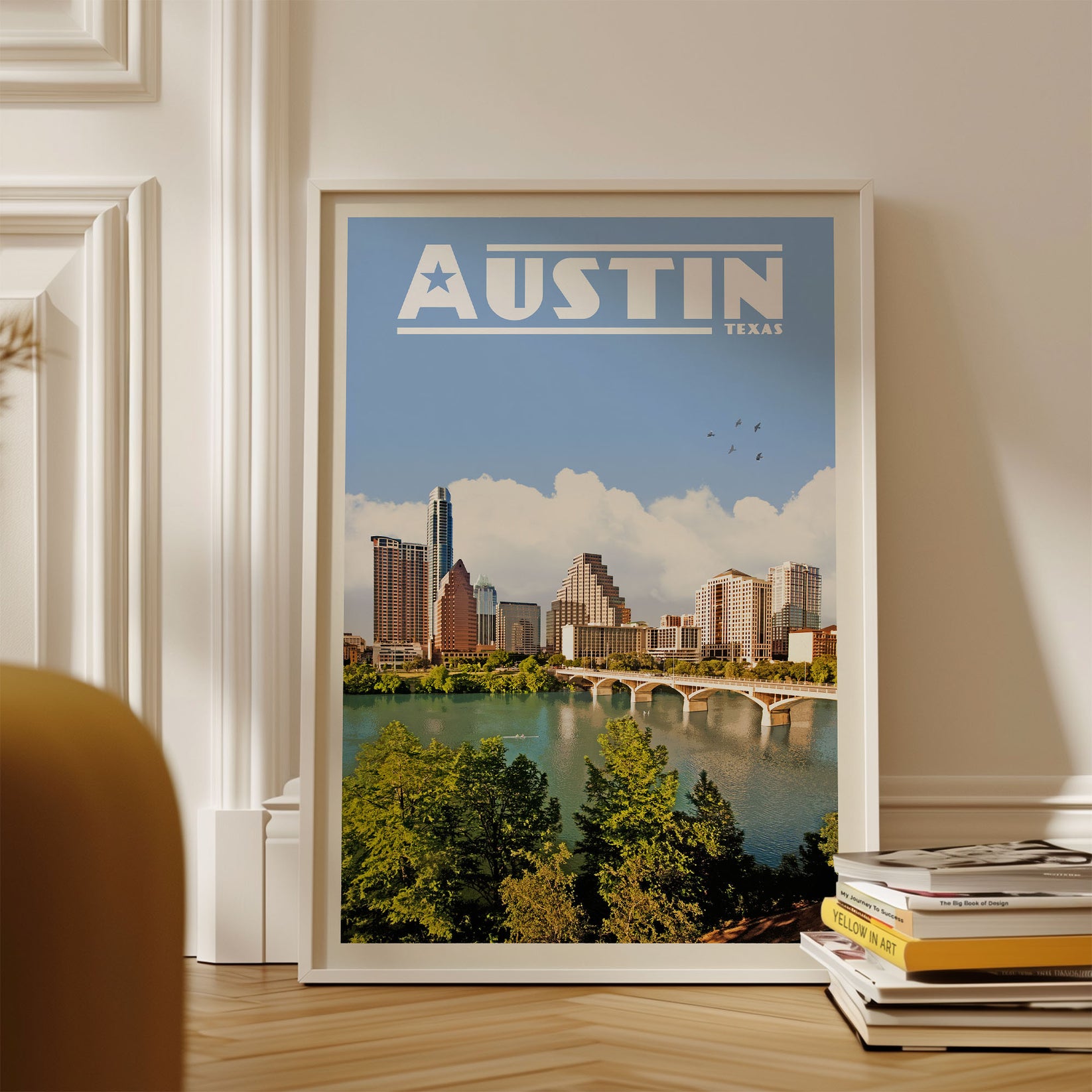 Austin, Texas Vintage Wall Art Travel Poster | Vintaprints